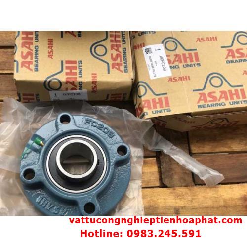 Gối đỡ bạc đạn UCFC206 Asahi, Gối đỡ Asahi UCFC206, Gối đỡ vòng bi UCFC206