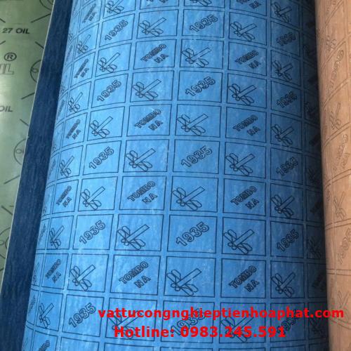 Tấm amiang chịu nhiệt Tombo 1mm, Bìa amiang chịu nhiệt Tombo 1mm